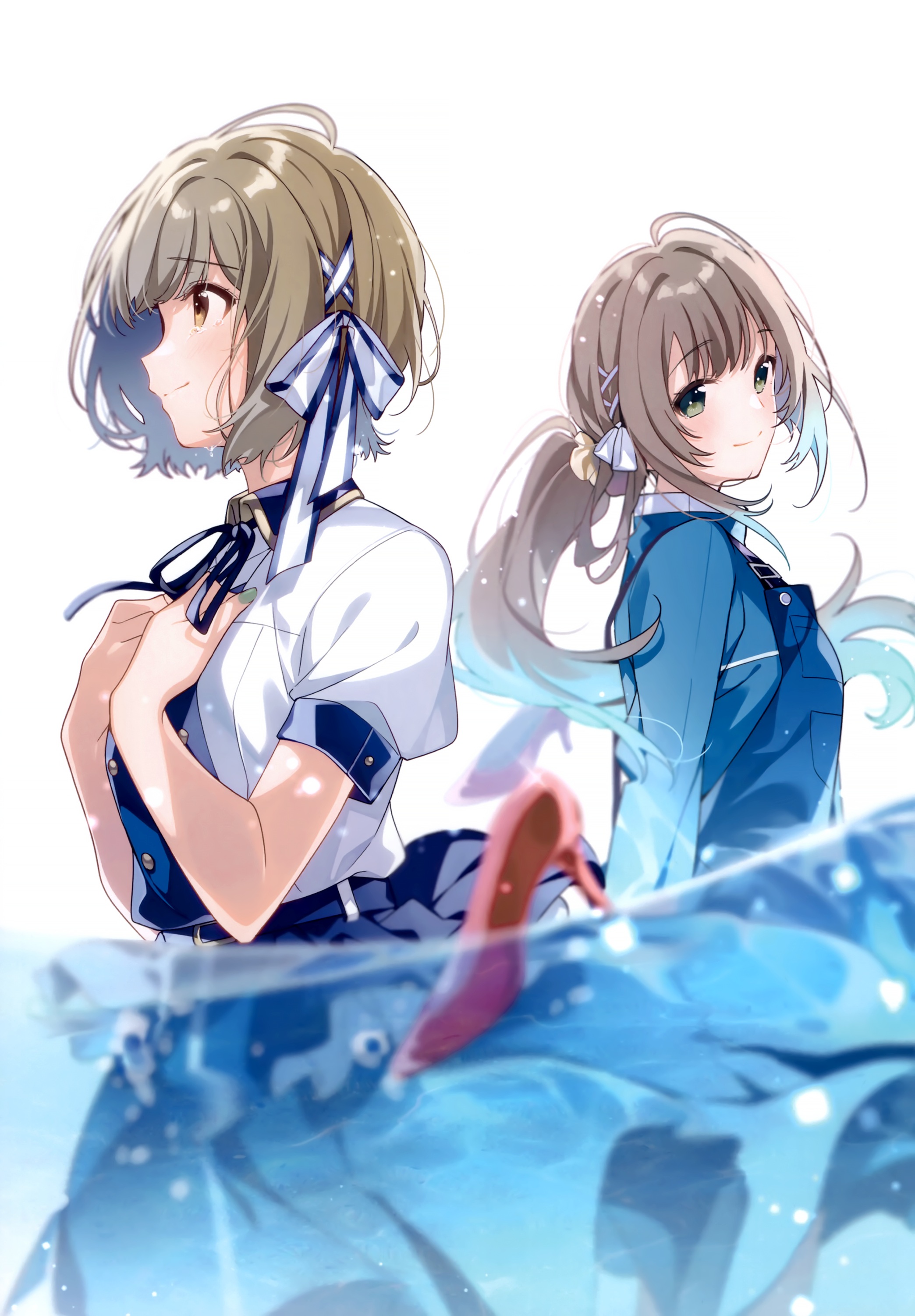 amaon u35 shiroi suna no aquatope miyazawa fuuka shiroi ruka overalls uniform wet | #1041854 ...